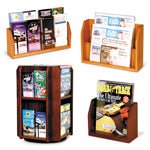 Wood Countertop Literature Displays – Braeside Displays