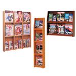 WOOD FULL-VIEW WALL LITERATURE RACKS – Braeside Displays