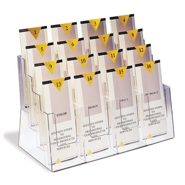 16 POCKET 4-TIER TRI-FOLD HOLDER – Braeside Displays