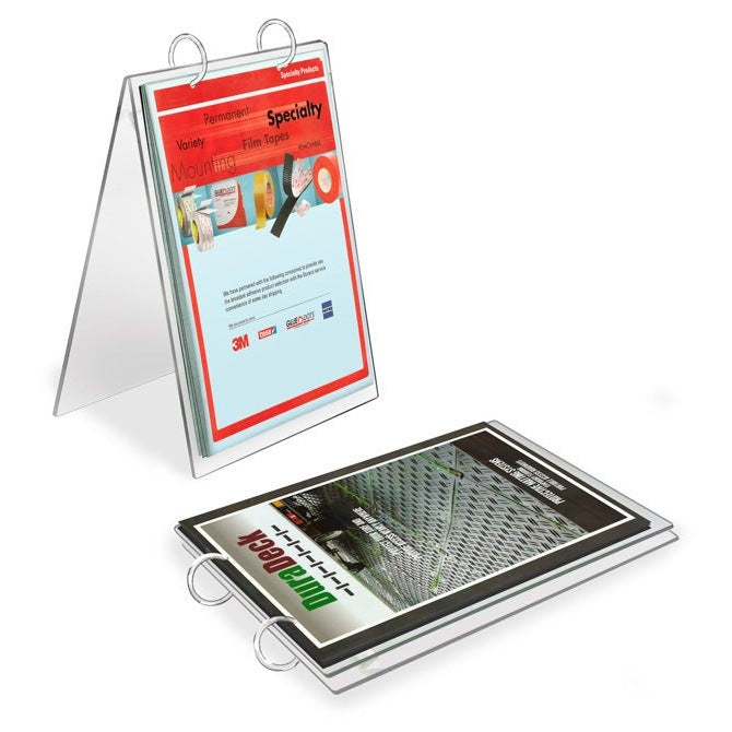 8-1/2" x 11" Foldable Binder Display – Braeside Displays