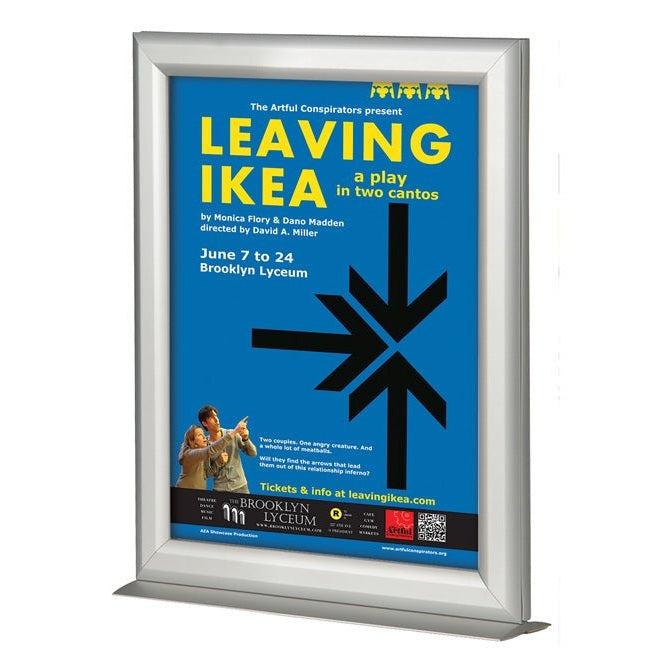8.5" X 11" COUNTERTOP SLIDE-IN ALUMINUM SIGN FRAME, SILVER – Braeside ...
