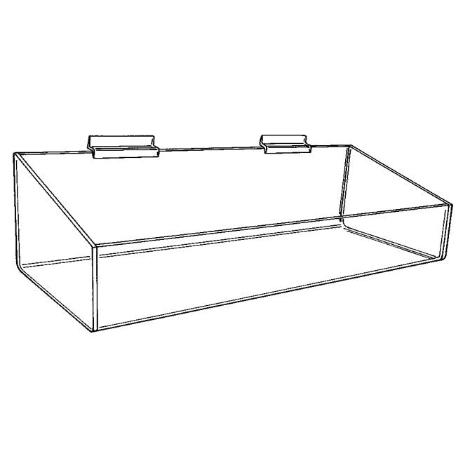 Slanted Acrylic Slatwall Tray – Braeside Displays