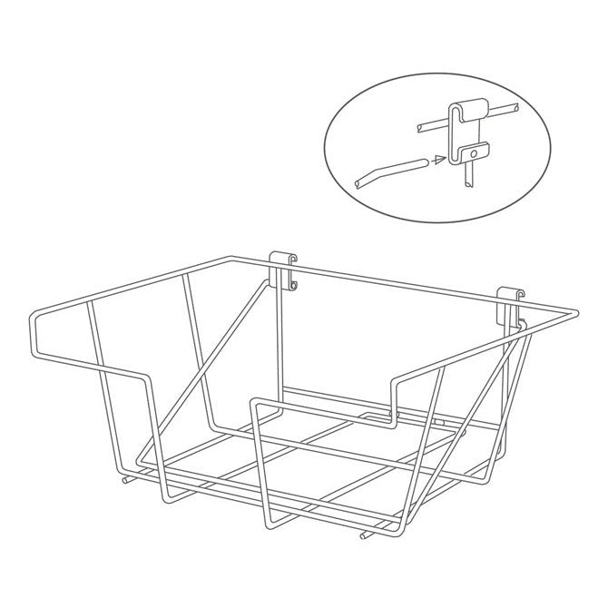 Wire Brochure Basket – Braeside Displays