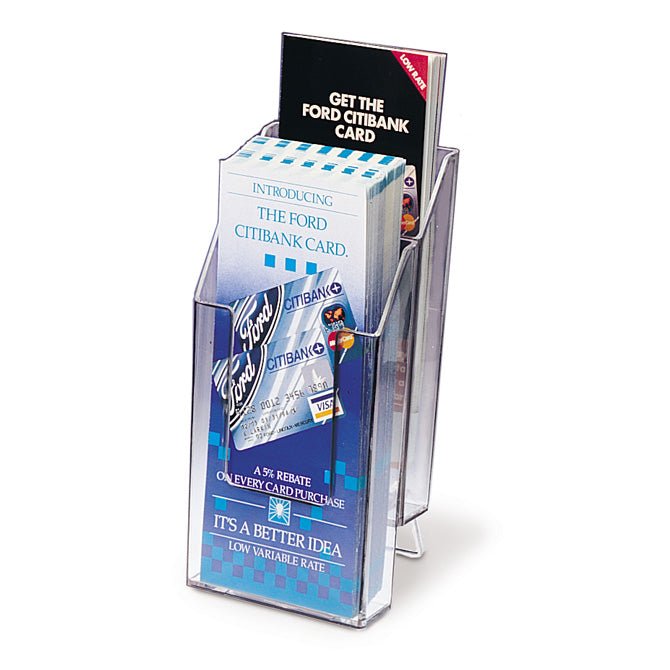 2 Pocket Interlocking Tri-fold Holder – Braeside Displays