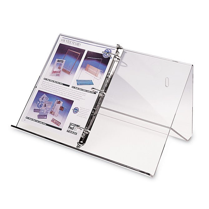 3-RING BINDER WALL STAND, CLEAR ACRYLIC – Braeside Displays